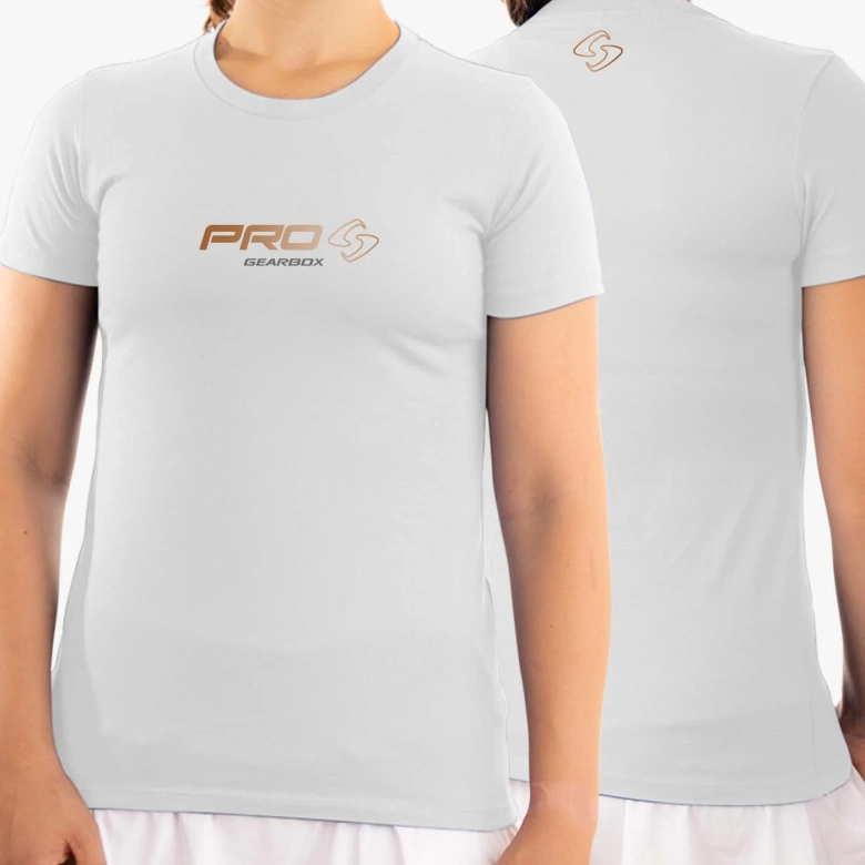 Pro Shirt - Womens Cotton Tee White Áo thun Nữ GearBox chính hãng