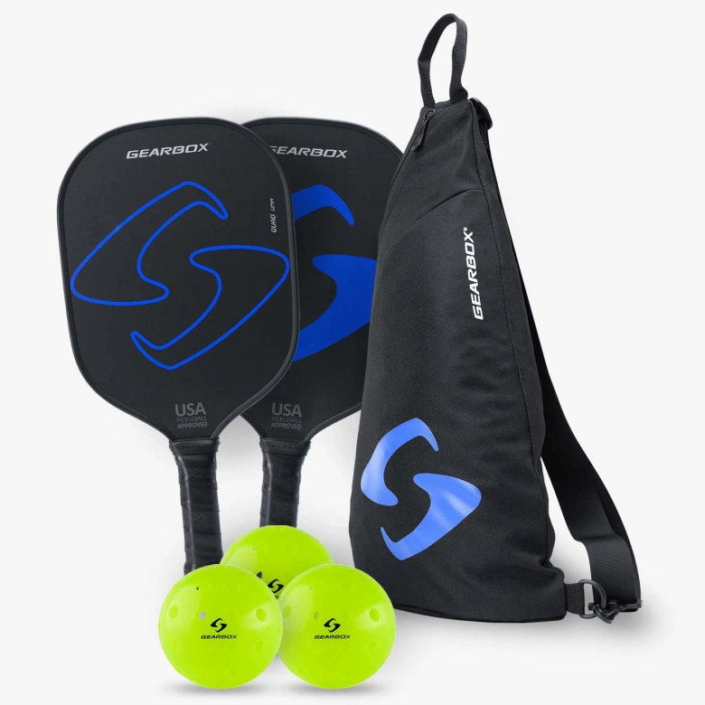 Vợt Gearbox Ultimate Pickleball Starter Kit - Blue 12mm tối ưu